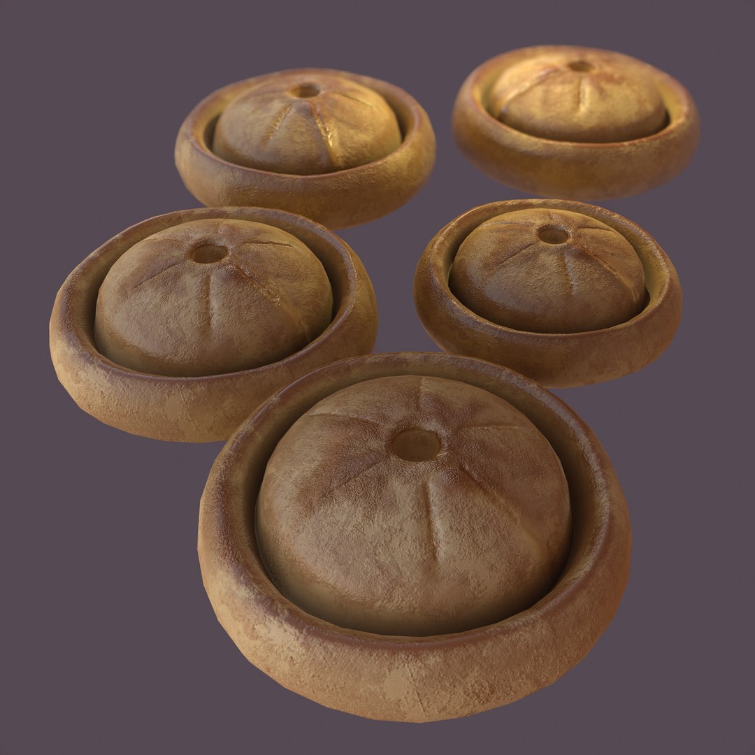 Medieval meat pie 3D model - TurboSquid 1430874