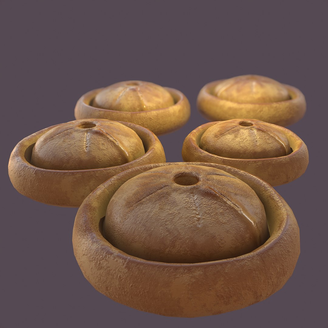 Medieval meat pie 3D model - TurboSquid 1430874