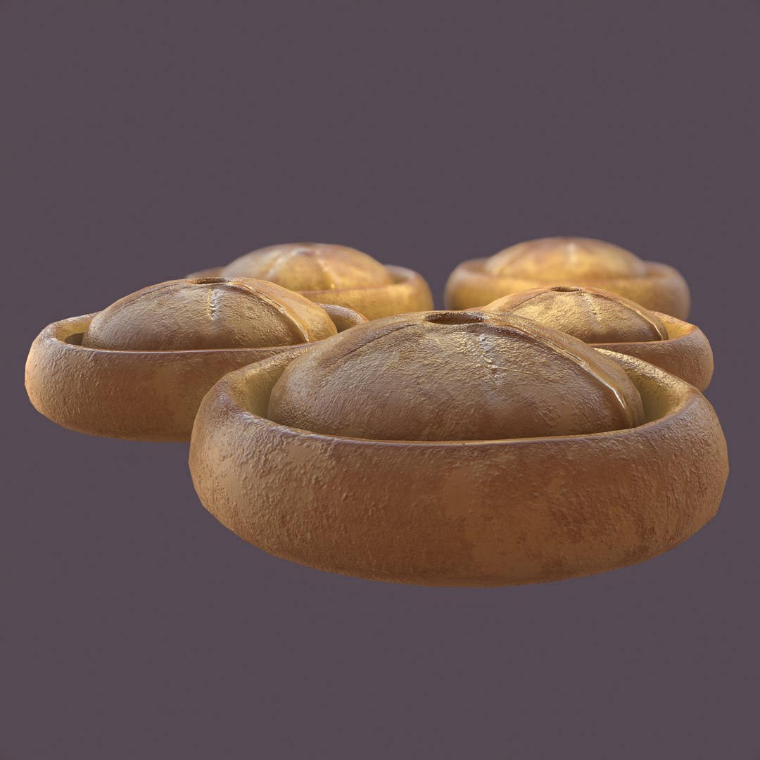 Medieval meat pie 3D model - TurboSquid 1430874