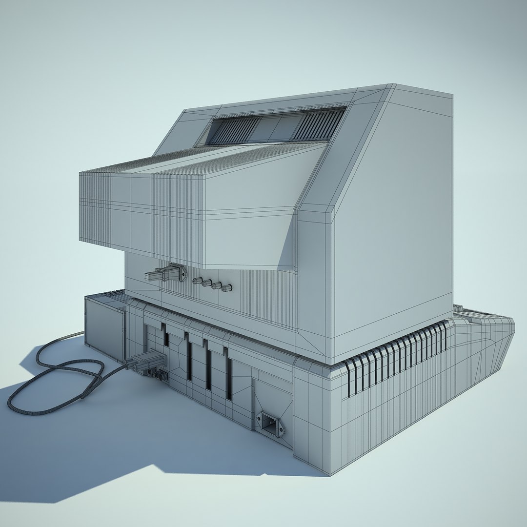 Apple 2 Computer 3d 3ds