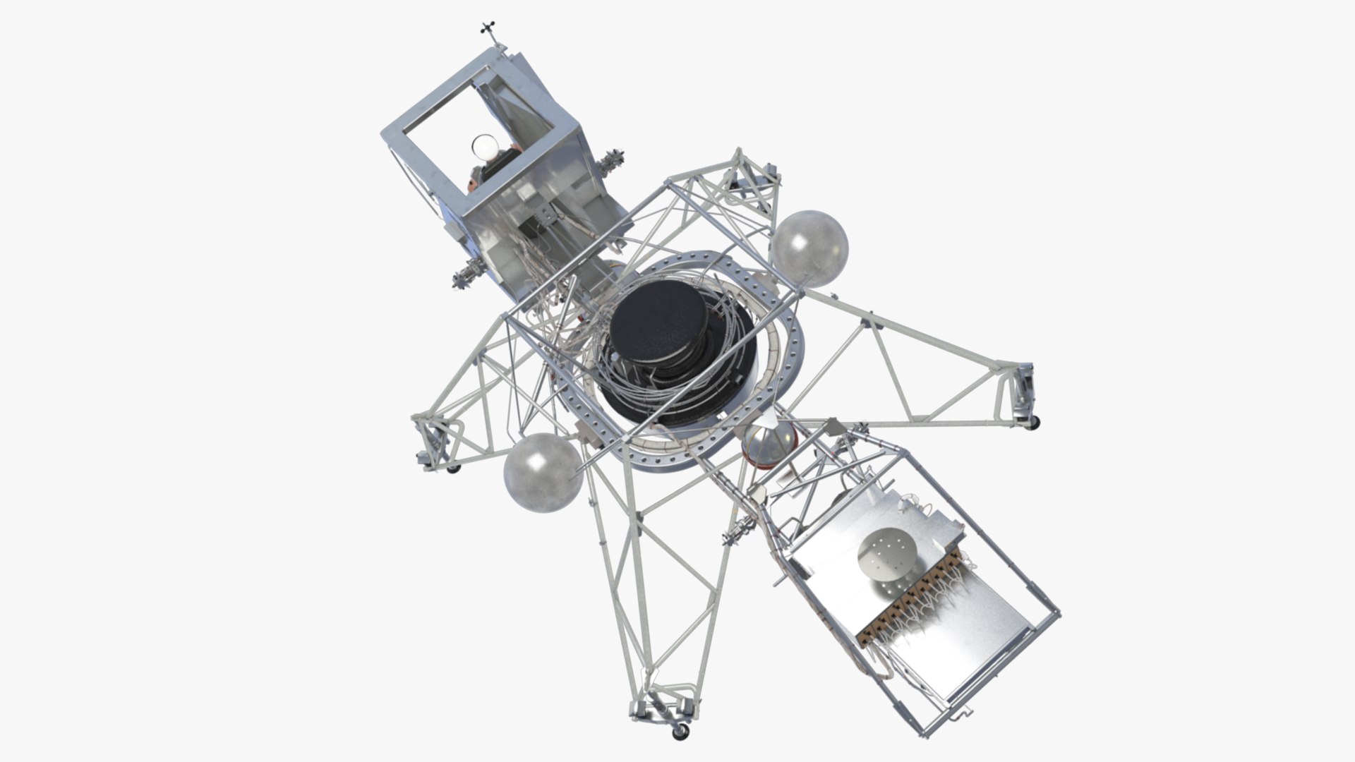 LLRV Flying Bedstead 3D Model - TurboSquid 1793909