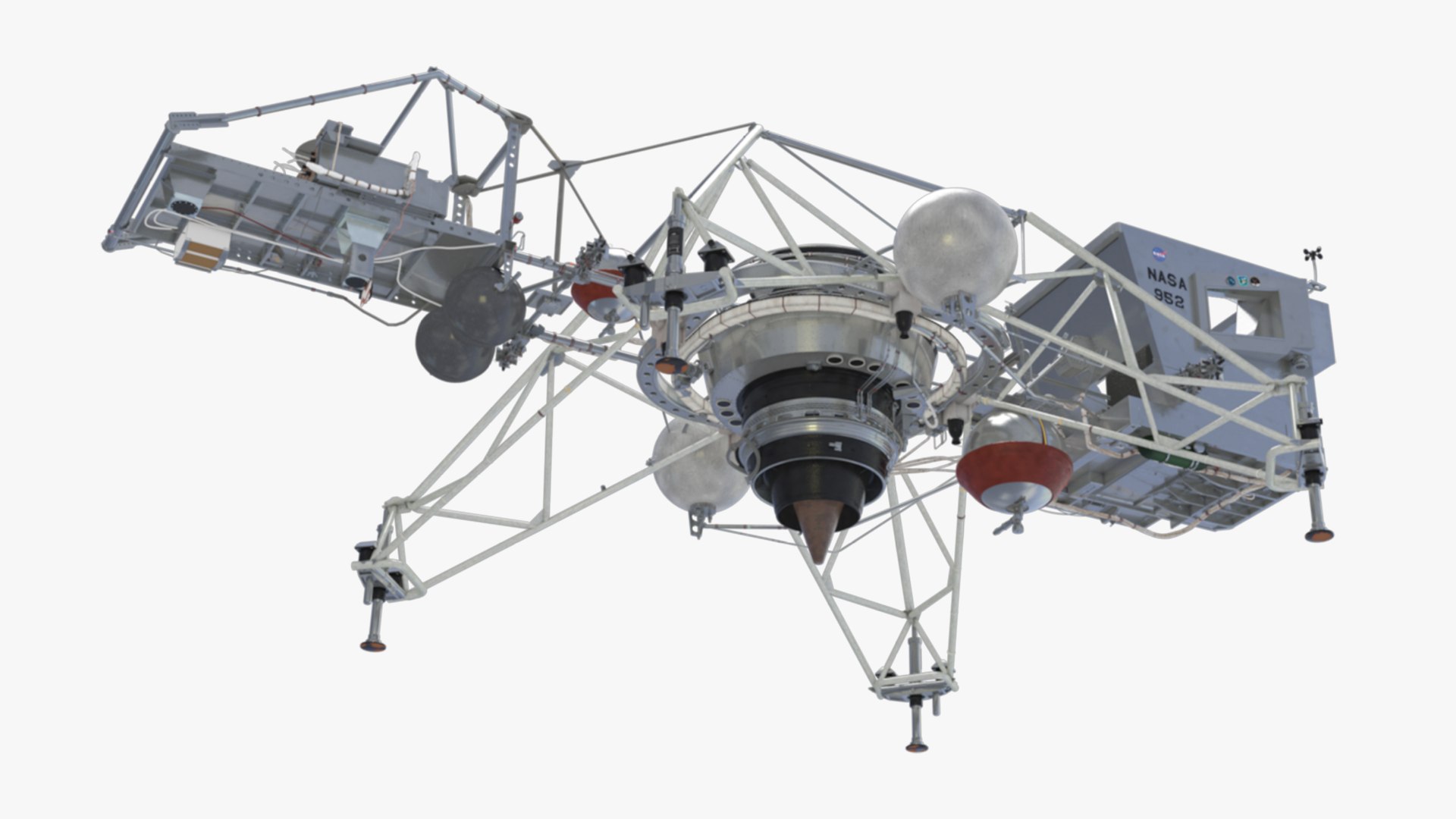 LLRV Flying Bedstead 3D Model - TurboSquid 1793909