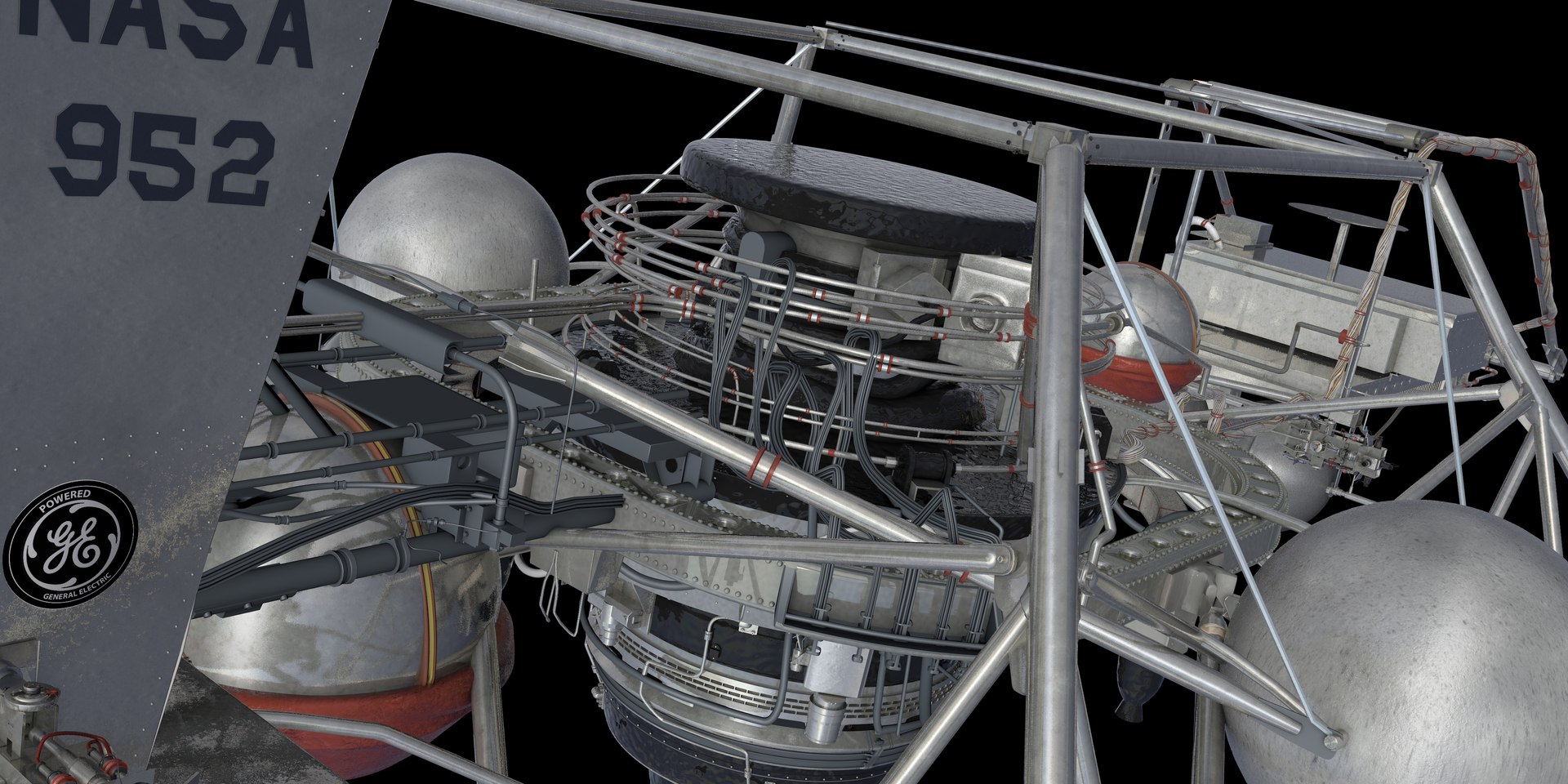 LLRV Flying Bedstead 3D model - TurboSquid 1793909