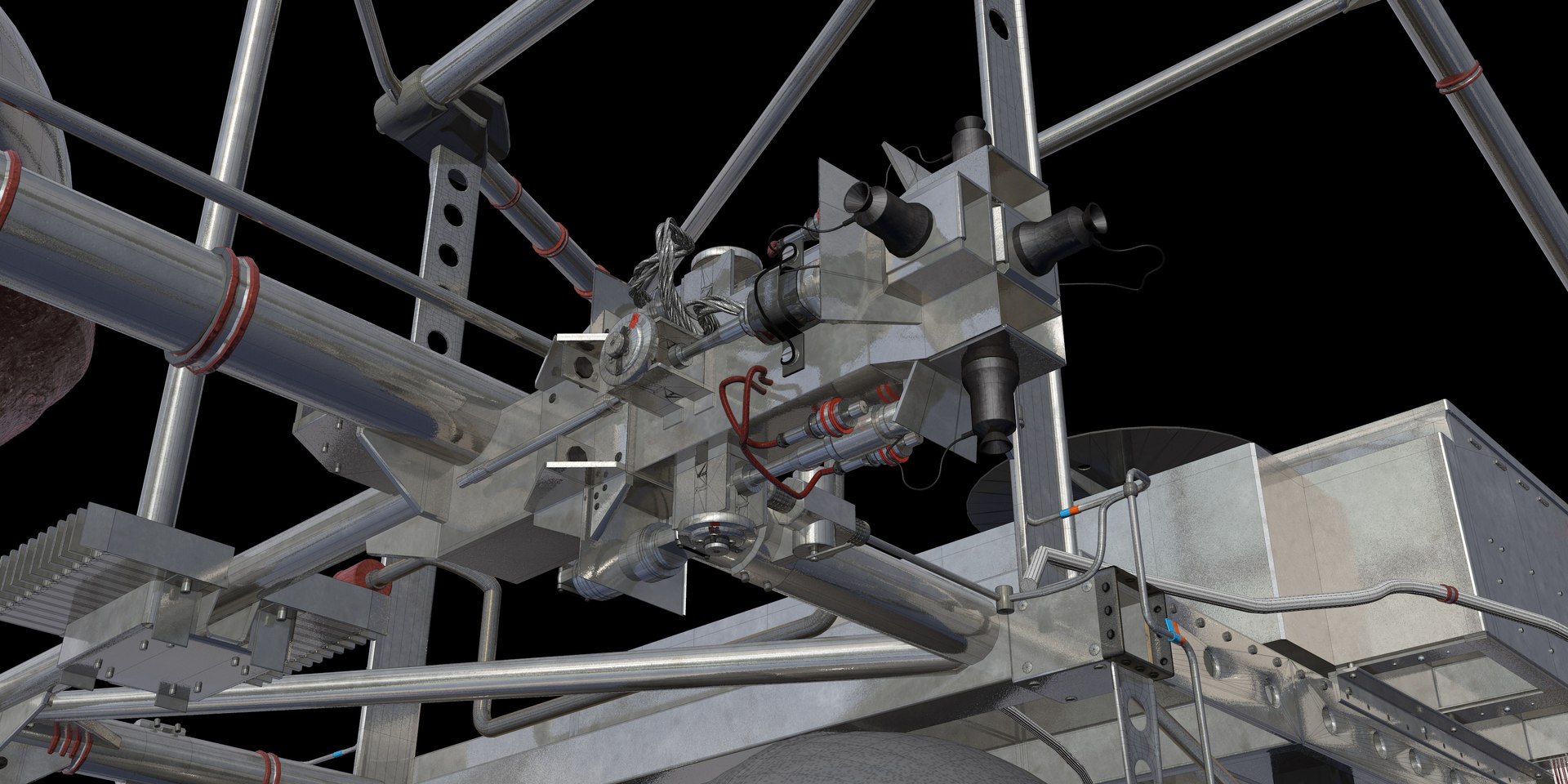 LLRV Flying Bedstead 3D Model - TurboSquid 1793909