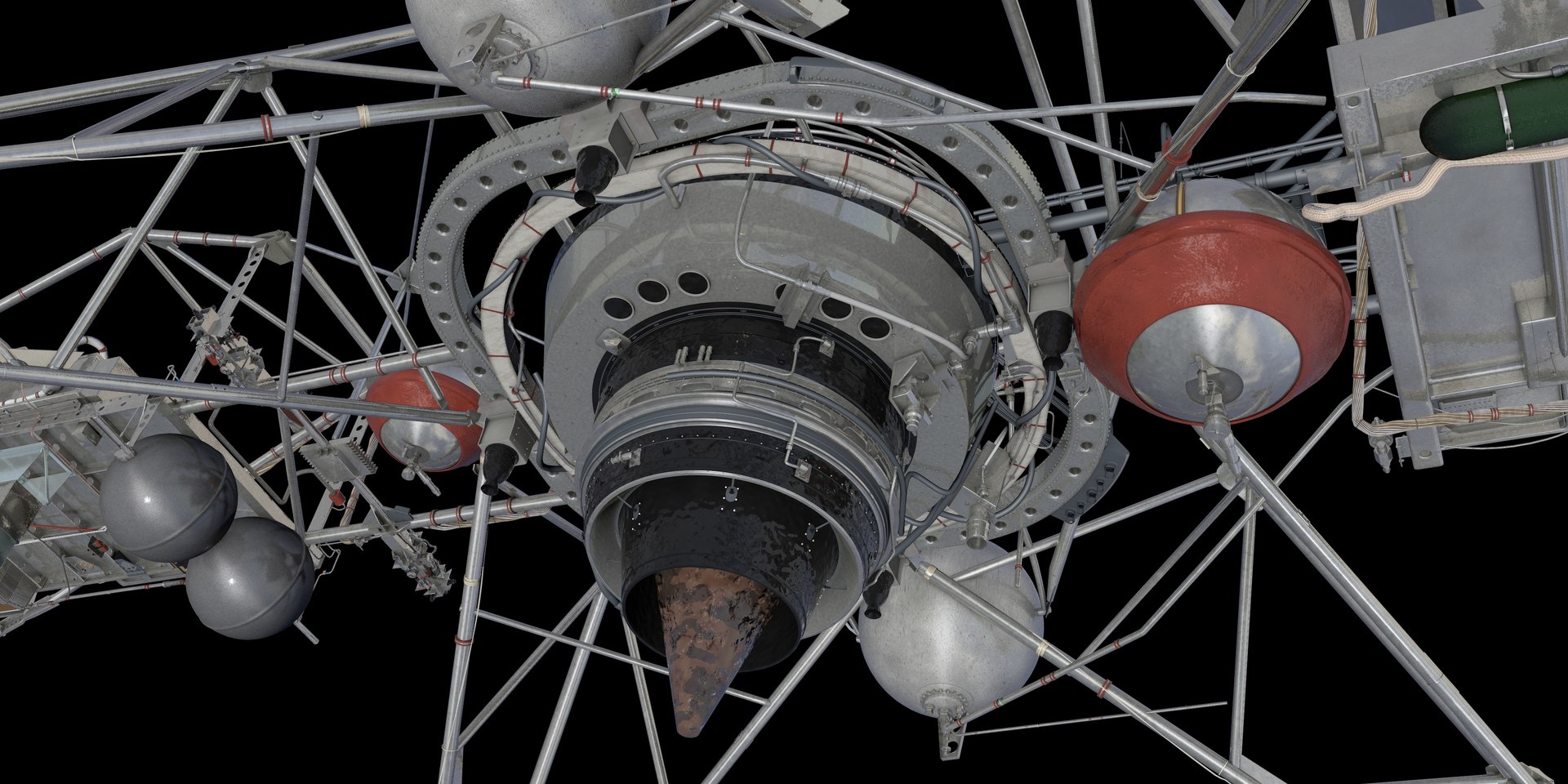 LLRV Flying Bedstead 3D Model - TurboSquid 1793909