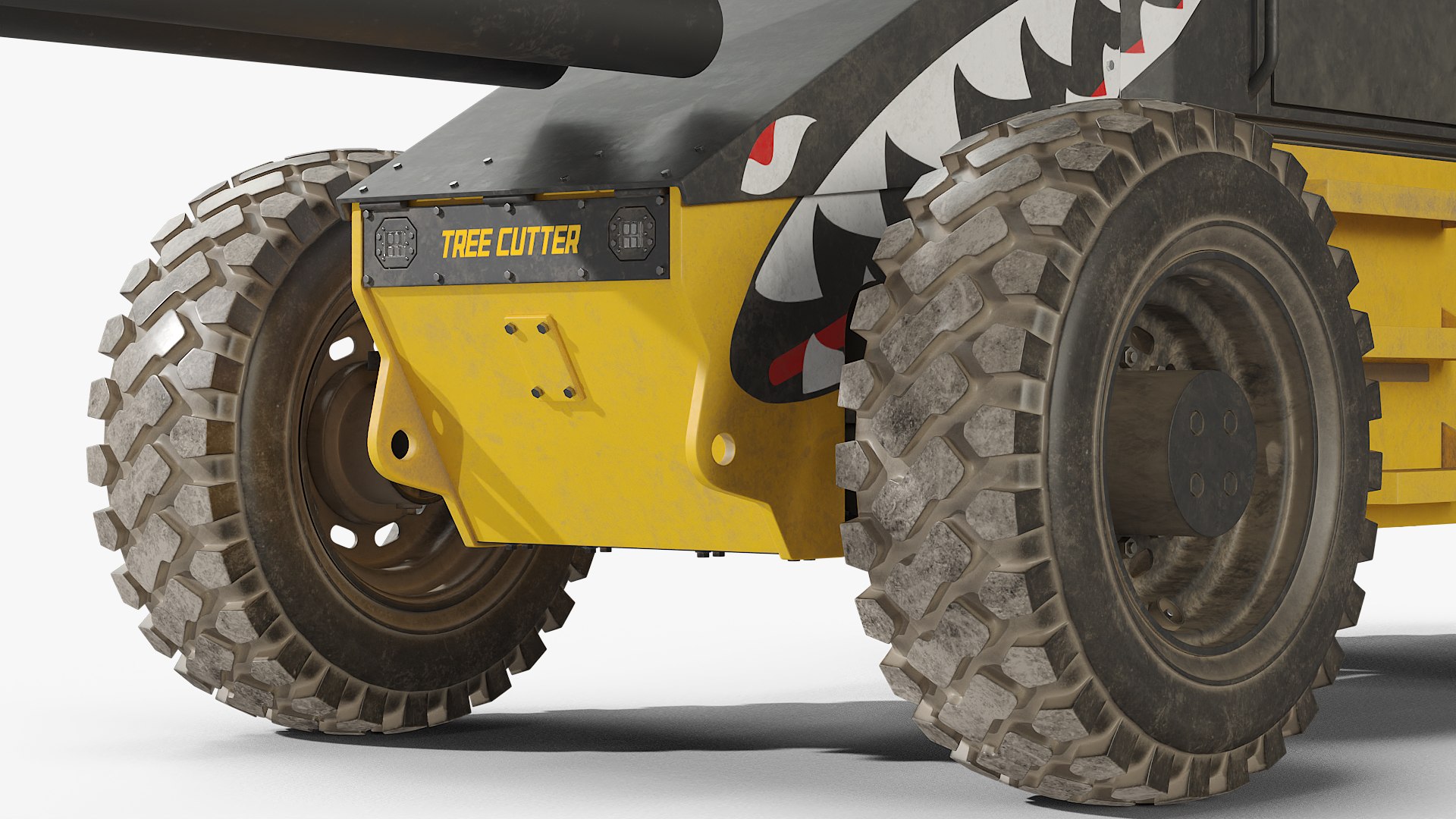 3D OMC Hedgehog Tree Trimmer Dirty - TurboSquid 2387171