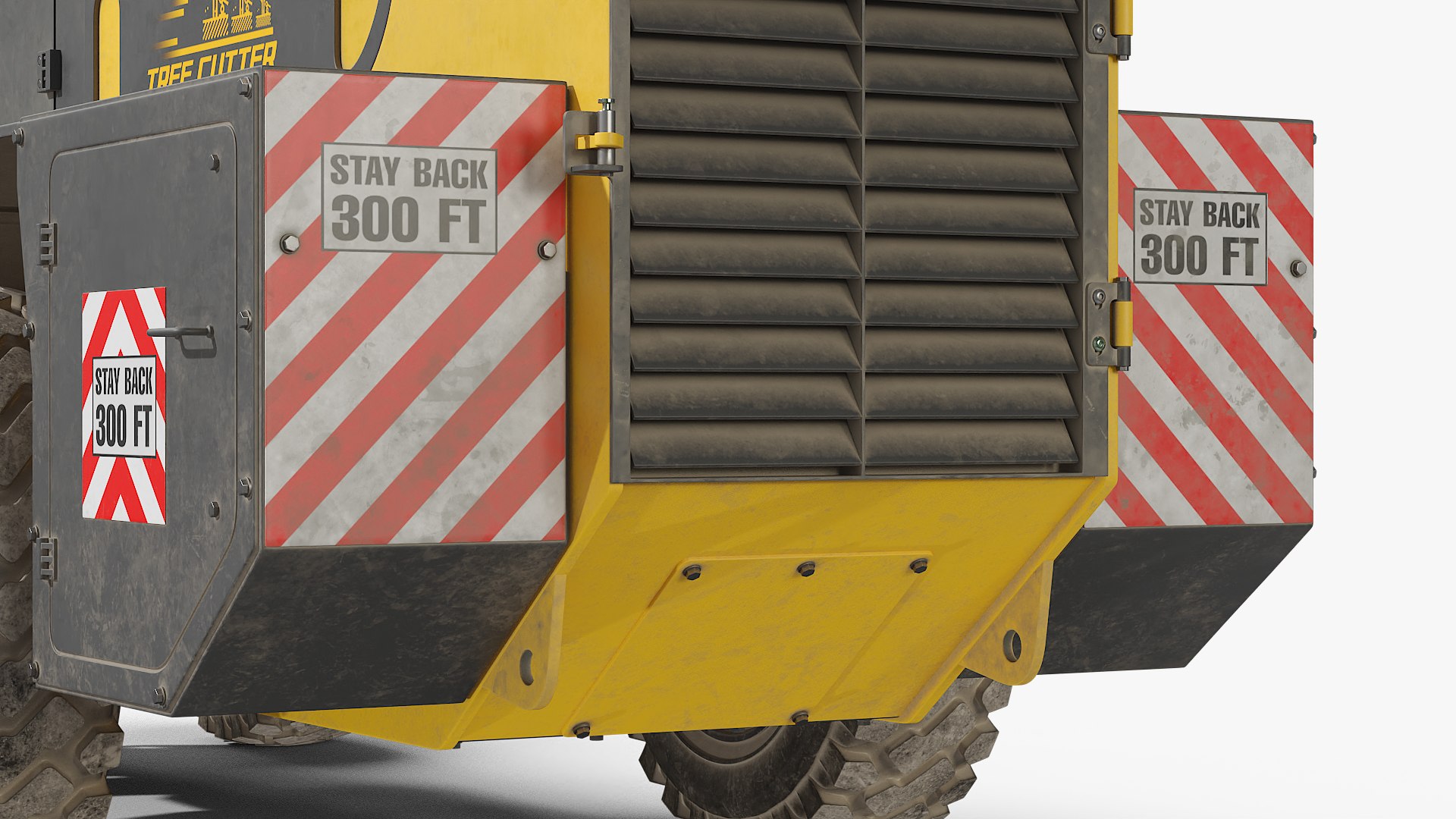 3D OMC Hedgehog Tree Trimmer Dirty - TurboSquid 2387171