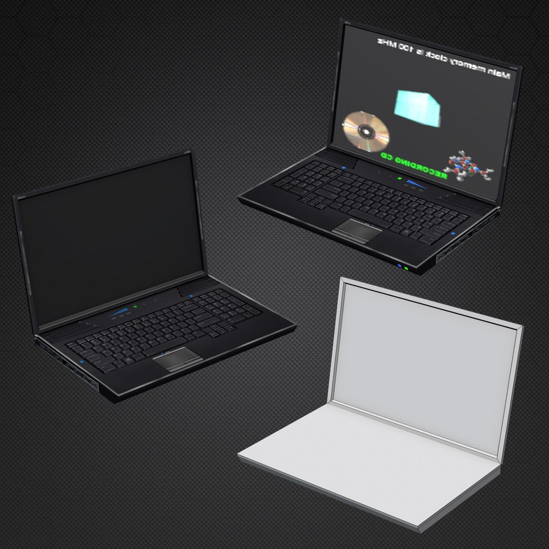 Set Laboratory Equipment 3d Model