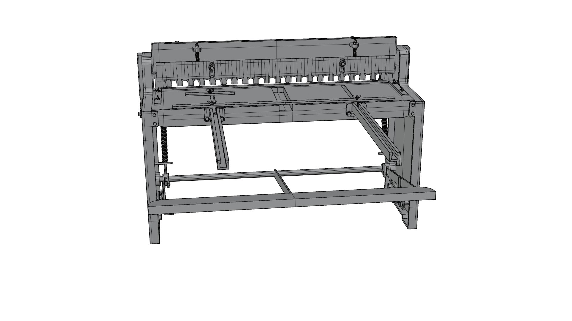 3D Sheet Metal Shear - TurboSquid 1927527