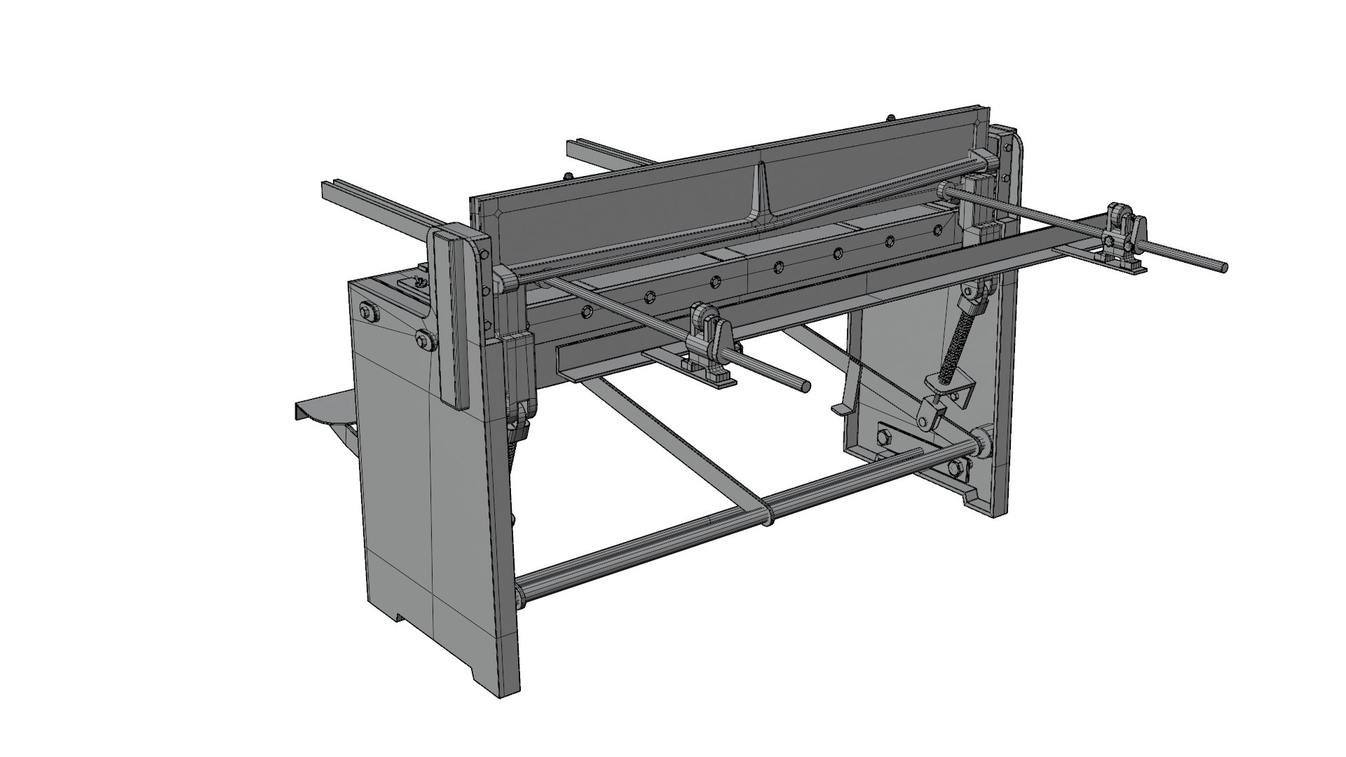3D Sheet Metal Shear - TurboSquid 1927527