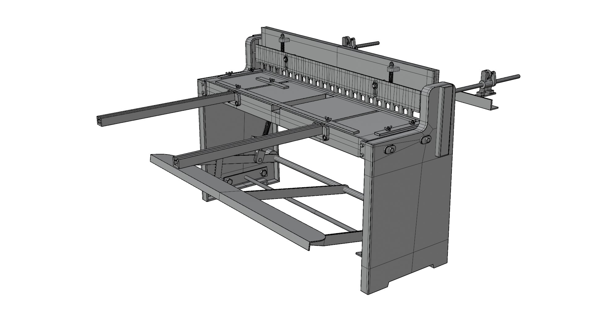 3D Sheet Metal Shear - TurboSquid 1927527