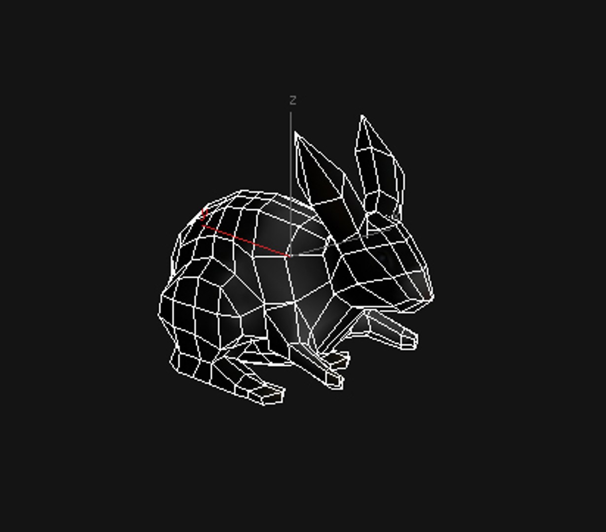 Rabbit Polys 3d Model