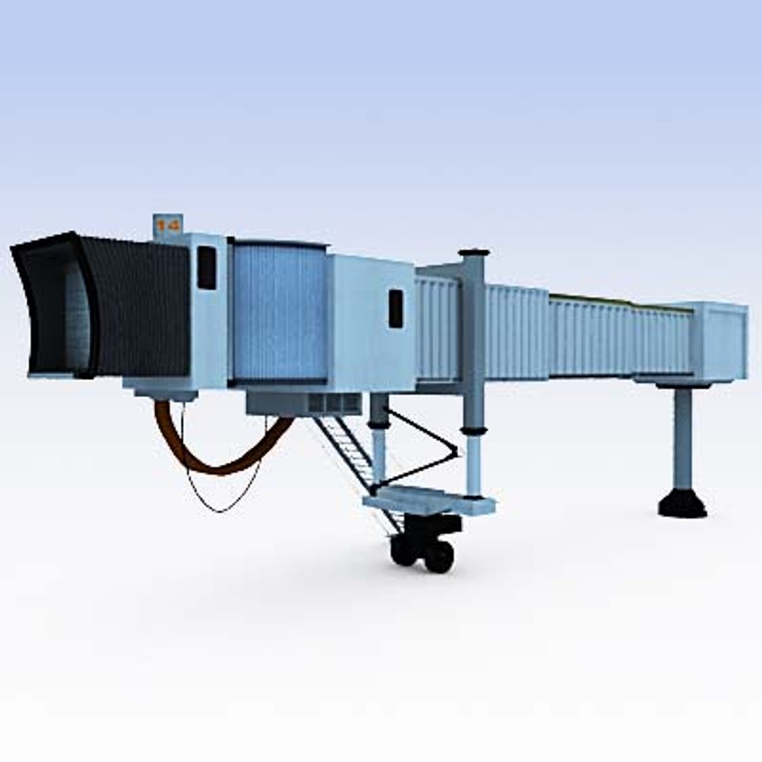 Airport Jetway 3d Model