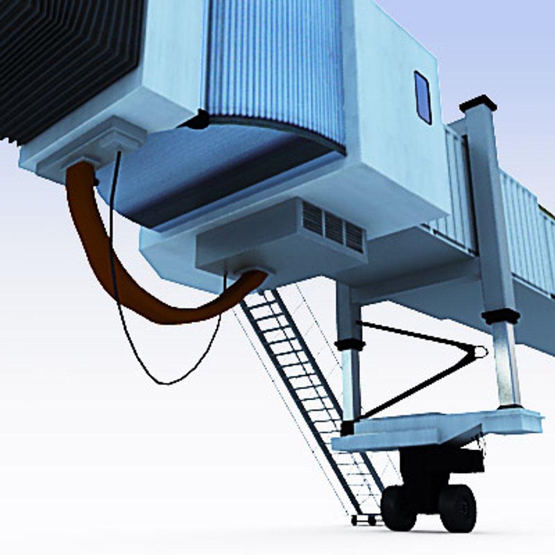 Airport Jetway 3d Model