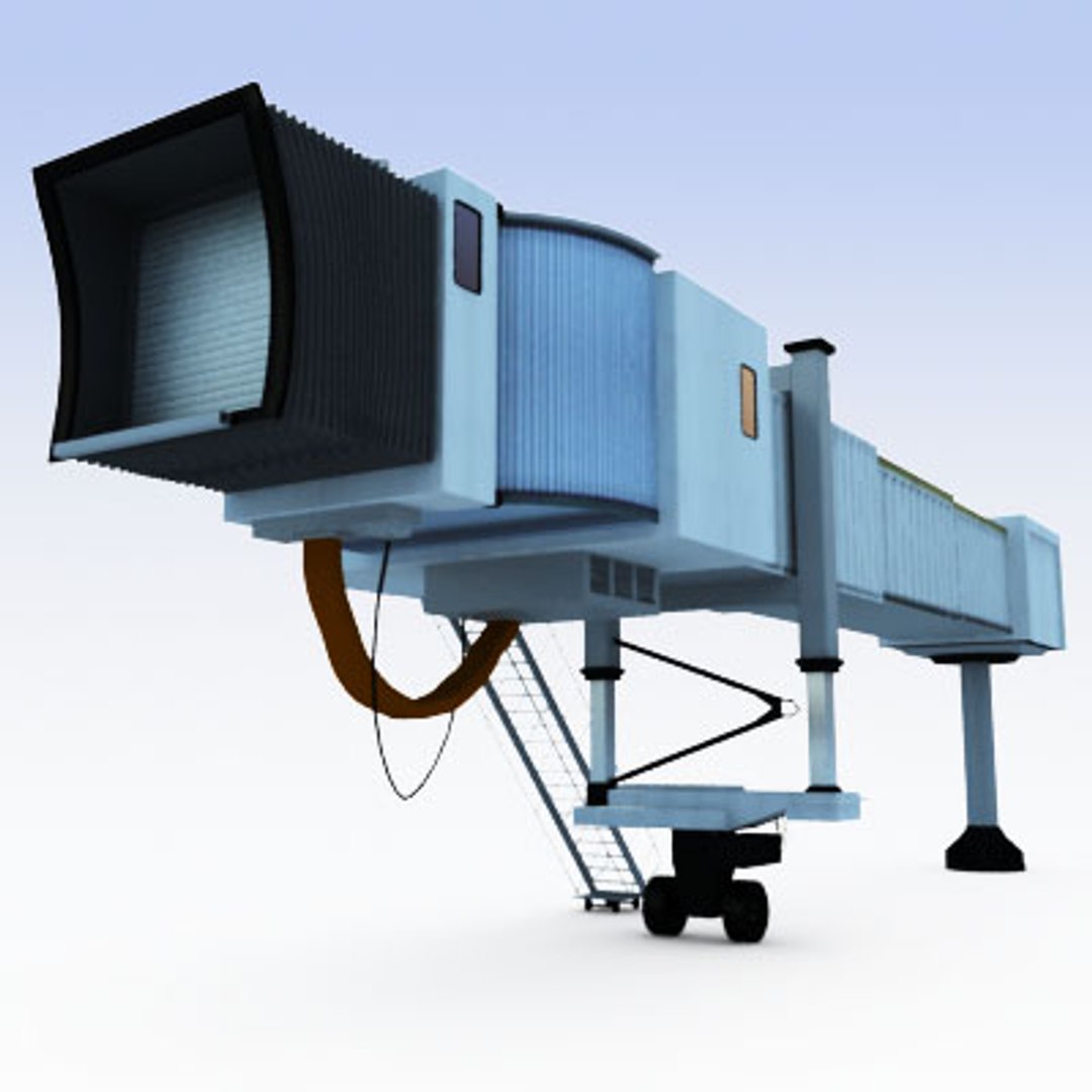 Airport Jetway 3d Model