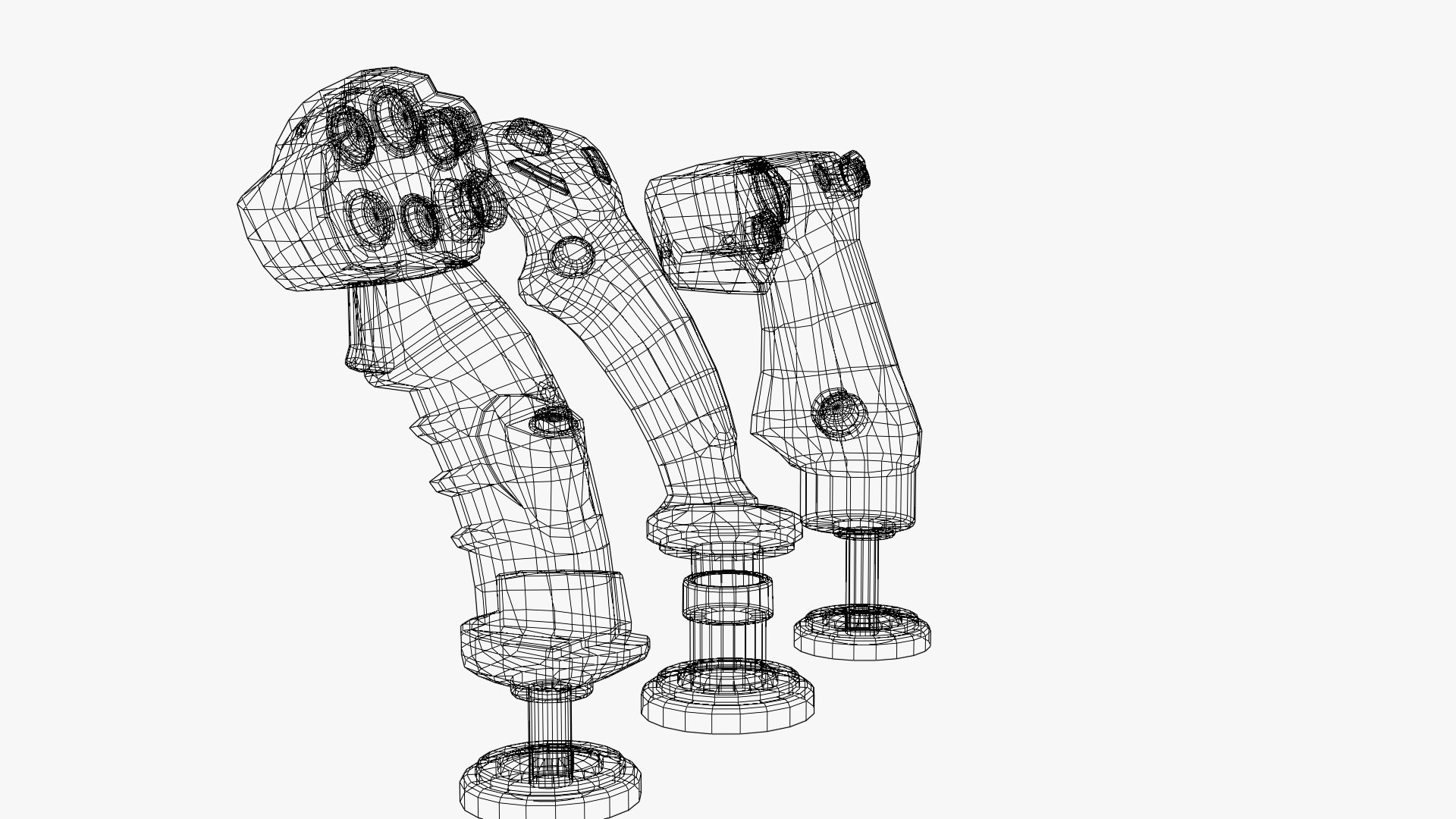 3D Fighter Jet Joystick Or Grips - TurboSquid 2387931