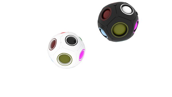 Color Shift Puzzle Balls 3D model - TurboSquid 1781482