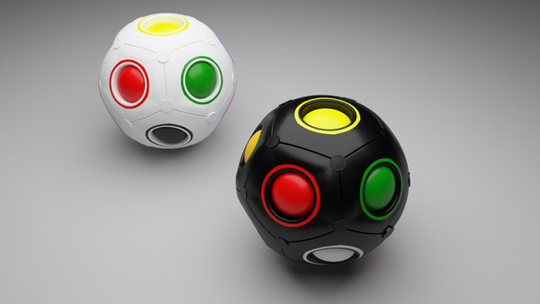 Color Shift Puzzle Balls 3D model - TurboSquid 1781482