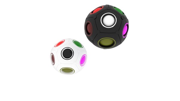 Color Shift Puzzle Balls 3D model - TurboSquid 1781482