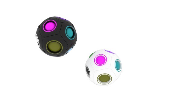 Color Shift Puzzle Balls 3D model - TurboSquid 1781482