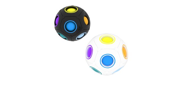 Color Shift Puzzle Balls 3D model - TurboSquid 1781482