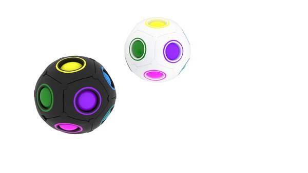 Color Shift Puzzle Balls 3D model - TurboSquid 1781482