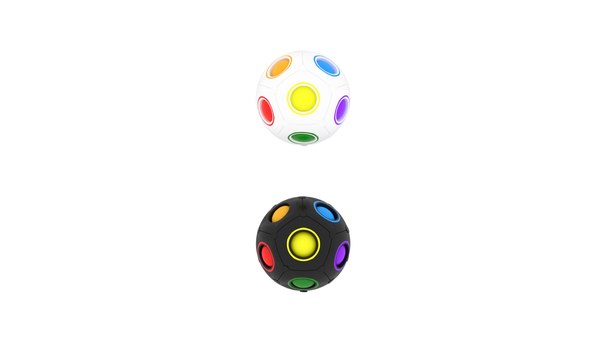 Color Shift Puzzle Balls 3D model - TurboSquid 1781482