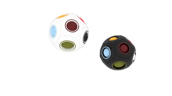 Color Shift Puzzle Balls 3D model - TurboSquid 1781482