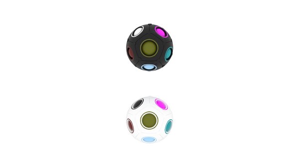 Color Shift Puzzle Balls 3D model - TurboSquid 1781482