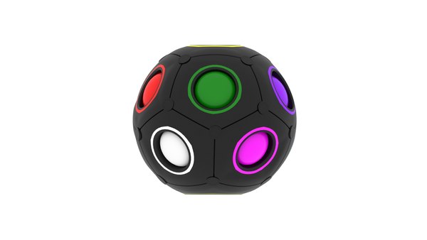Color Shift Puzzle Balls 3D model - TurboSquid 1781482