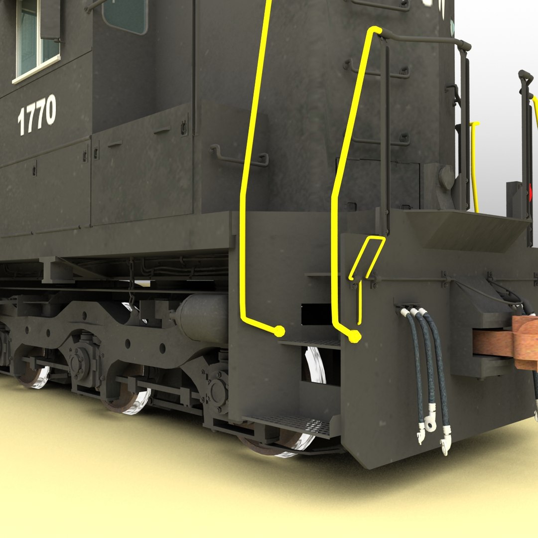 Emd Sd45 Nw Locomotive 3d Max