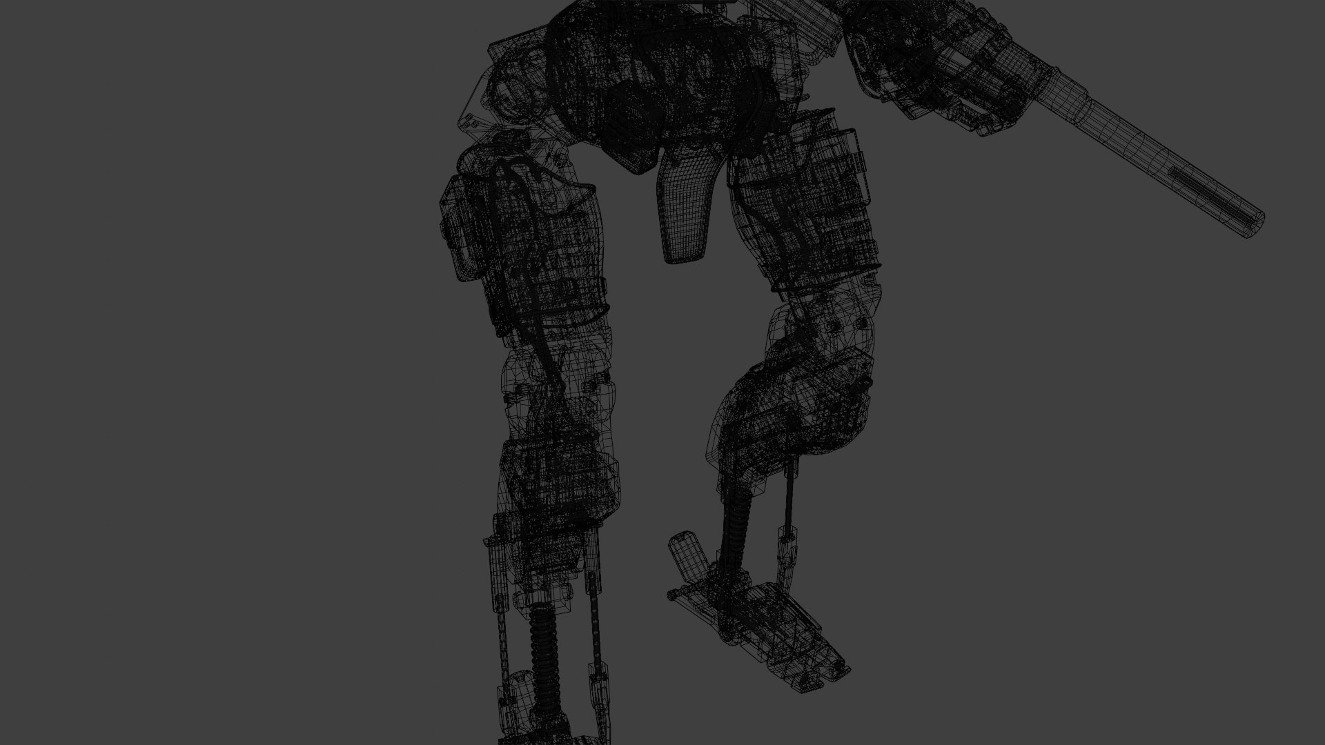 Military Humanoid Robot 3D Model - TurboSquid 2348526