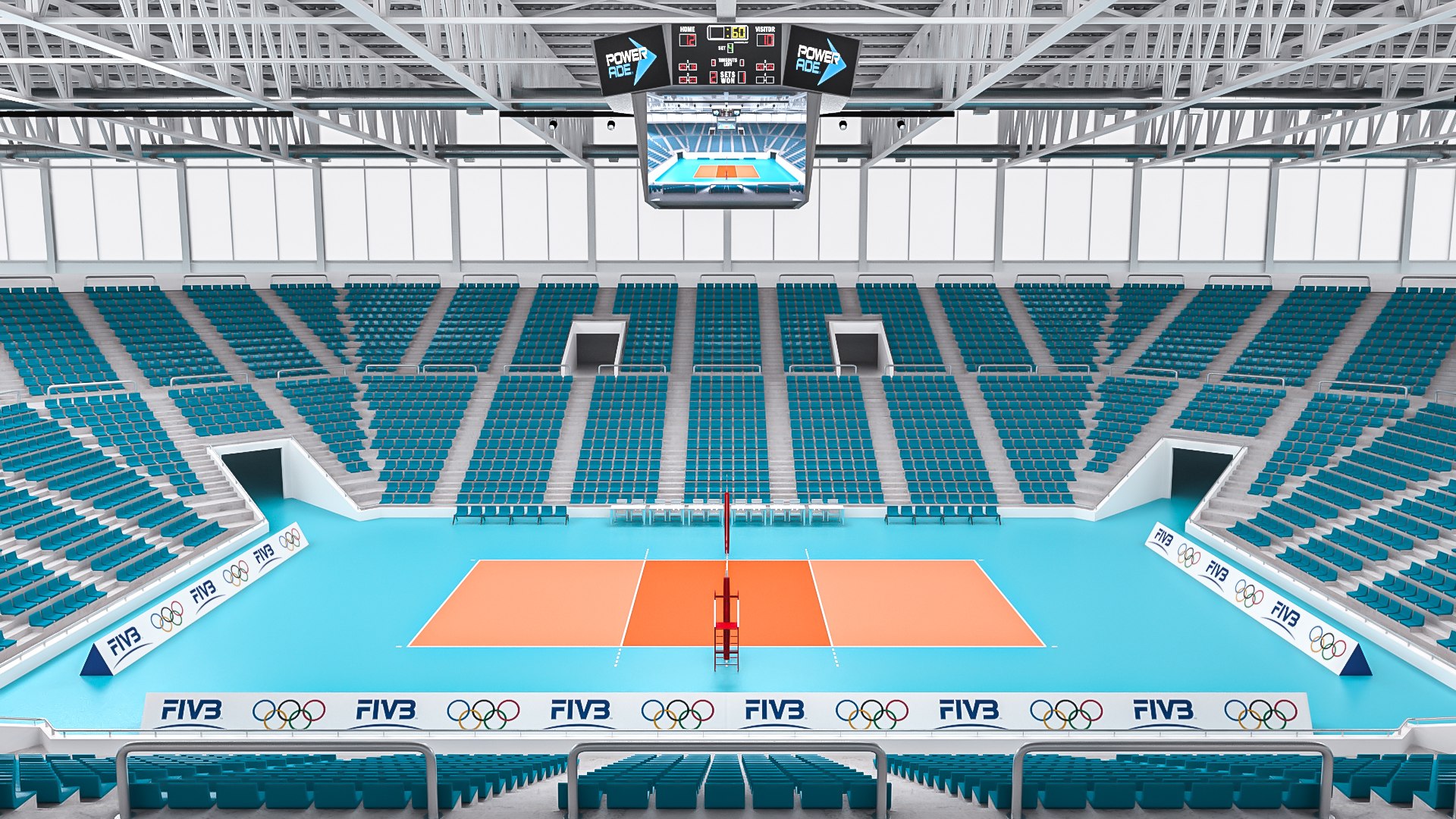 3D Model Volleyball Arena 02 - TurboSquid 2226888