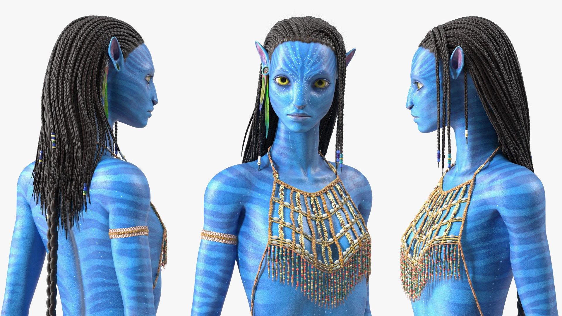 Neytiri Avatar Rigged for Cinema 4D model - TurboSquid 2142640