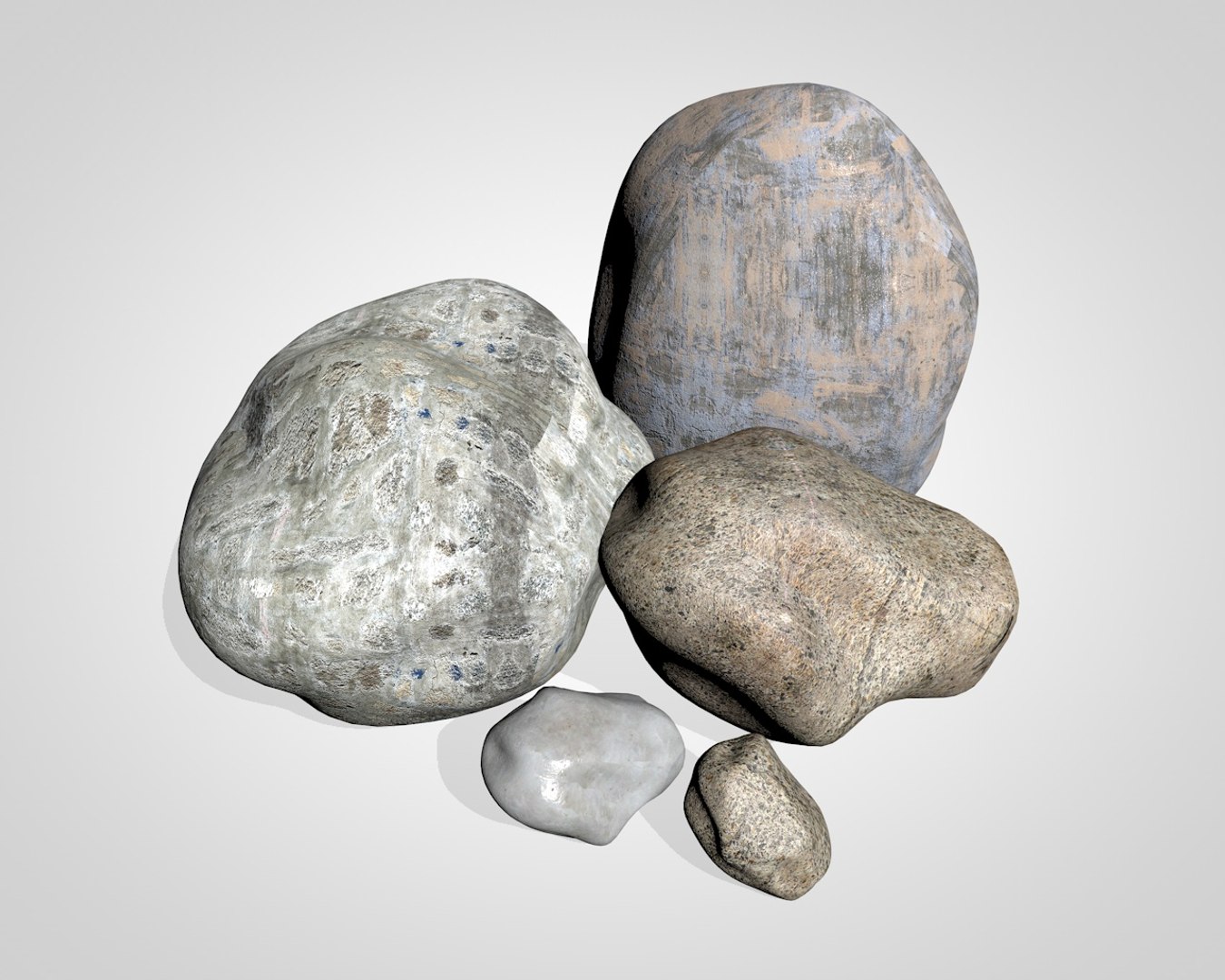 3d stone landscape