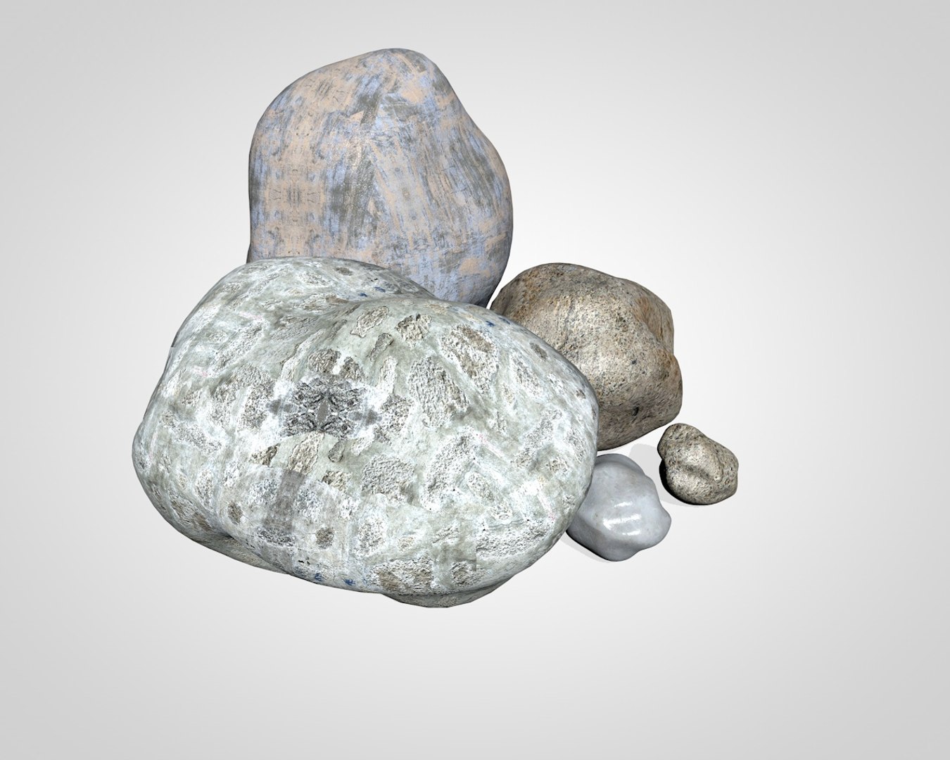 3d stone landscape