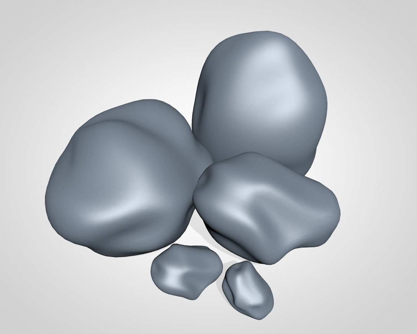 3d stone landscape