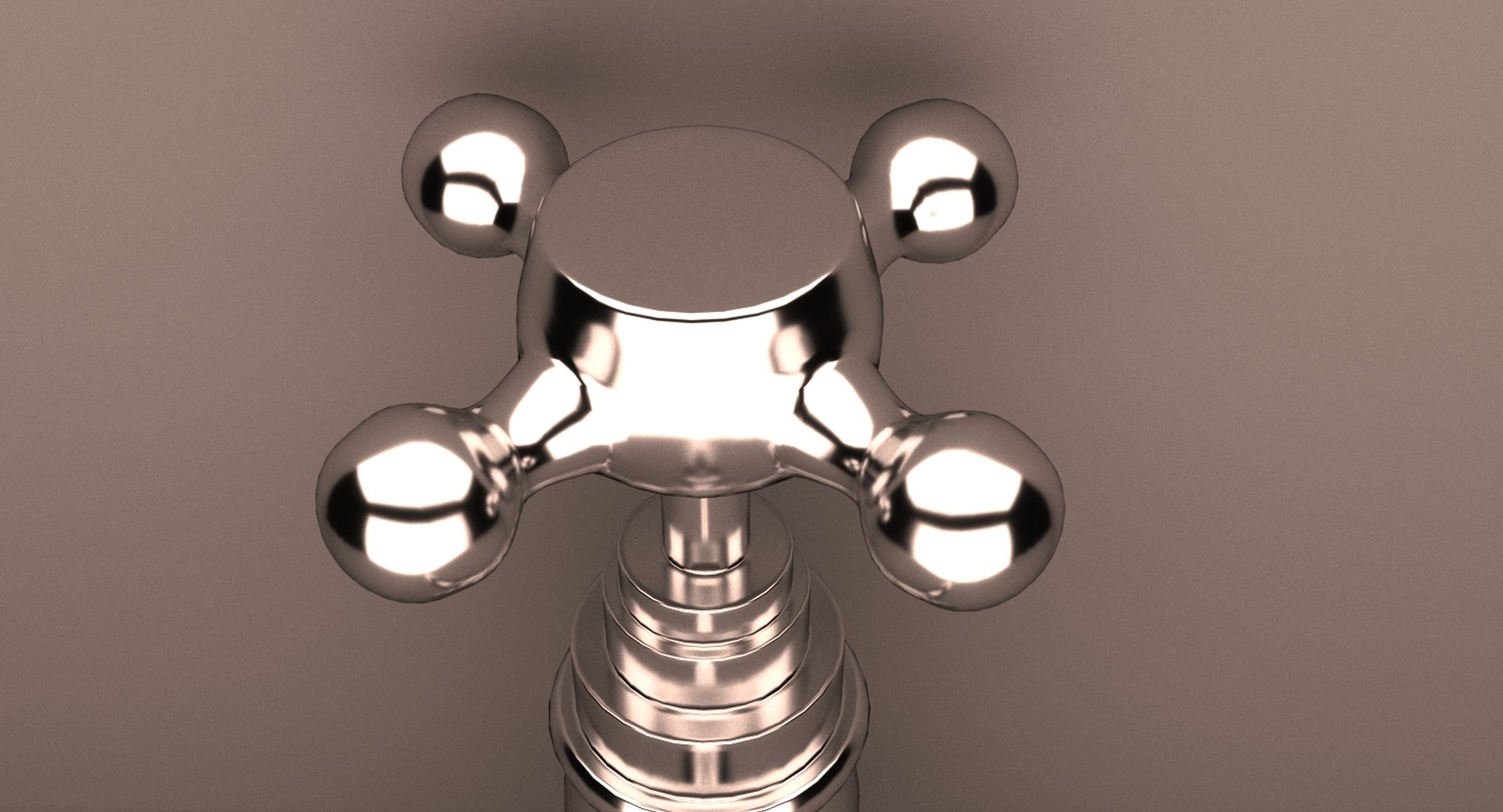 3D Model Old Style Faucet Tap - TurboSquid 1504408