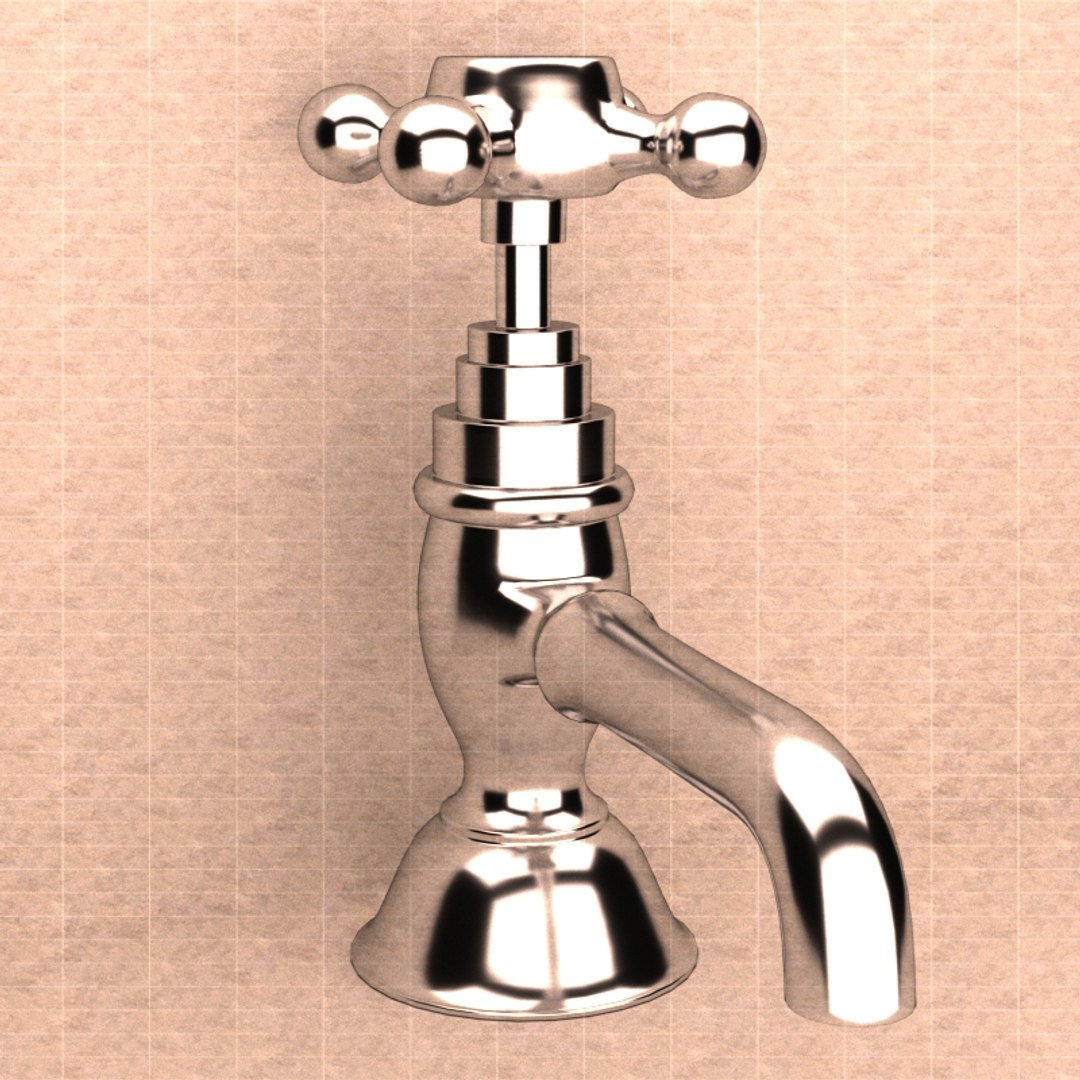 3D Model Old Style Faucet Tap - TurboSquid 1504408