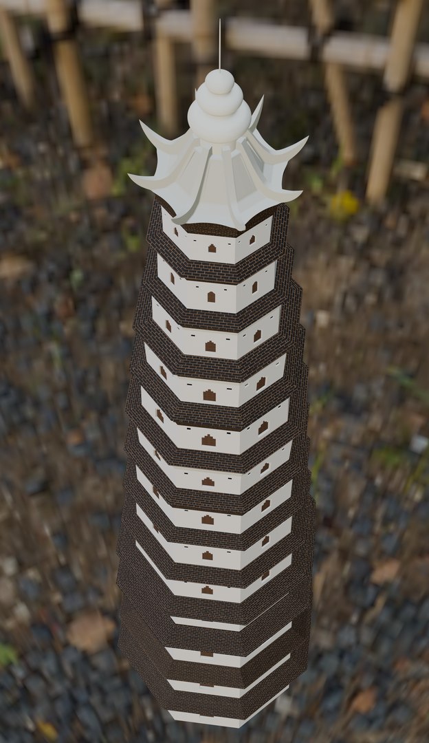 Chinese Traditional Tower 3D Model - TurboSquid 2202383