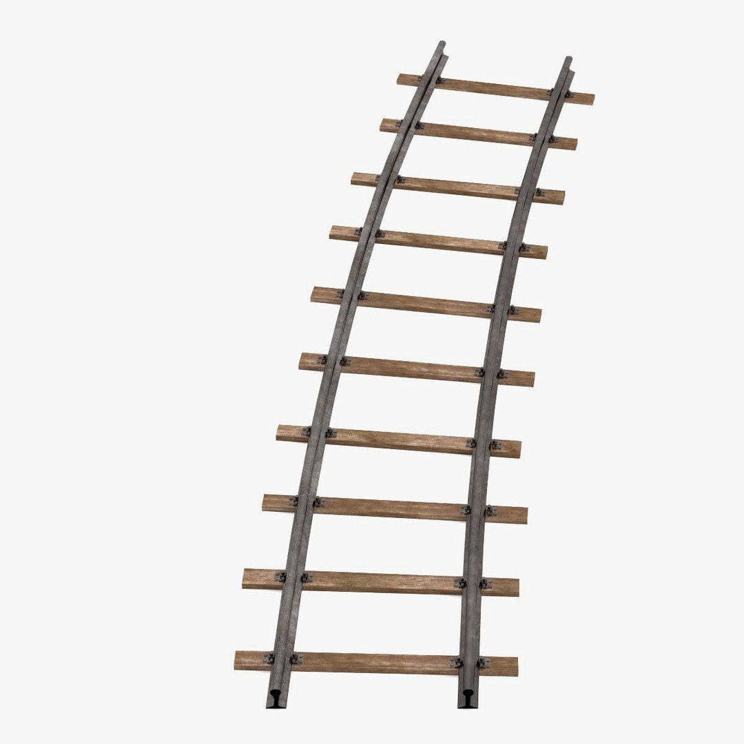 Railroad Lines Track 3d Model