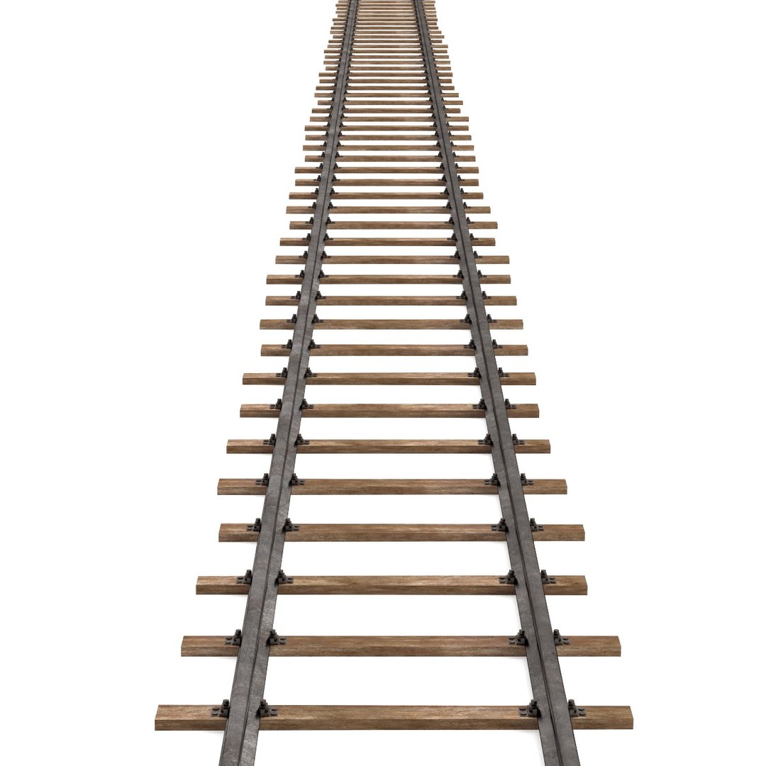 Railroad Lines Track 3d Model