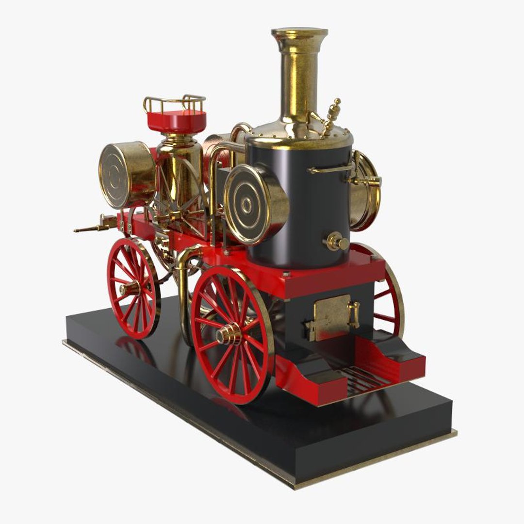 3D French Engine Clock - TurboSquid 1419769