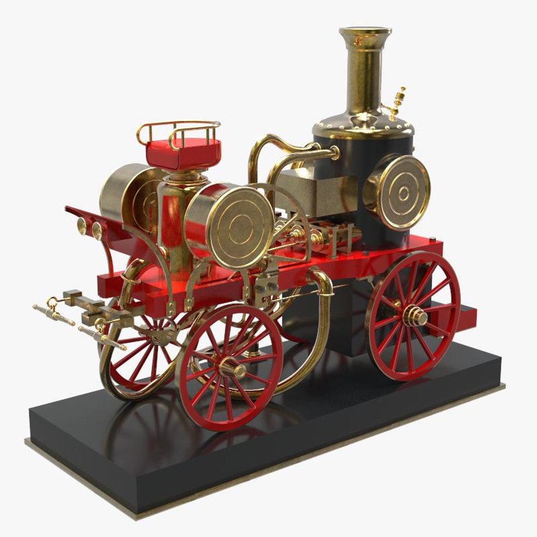 3D French Engine Clock - TurboSquid 1419769