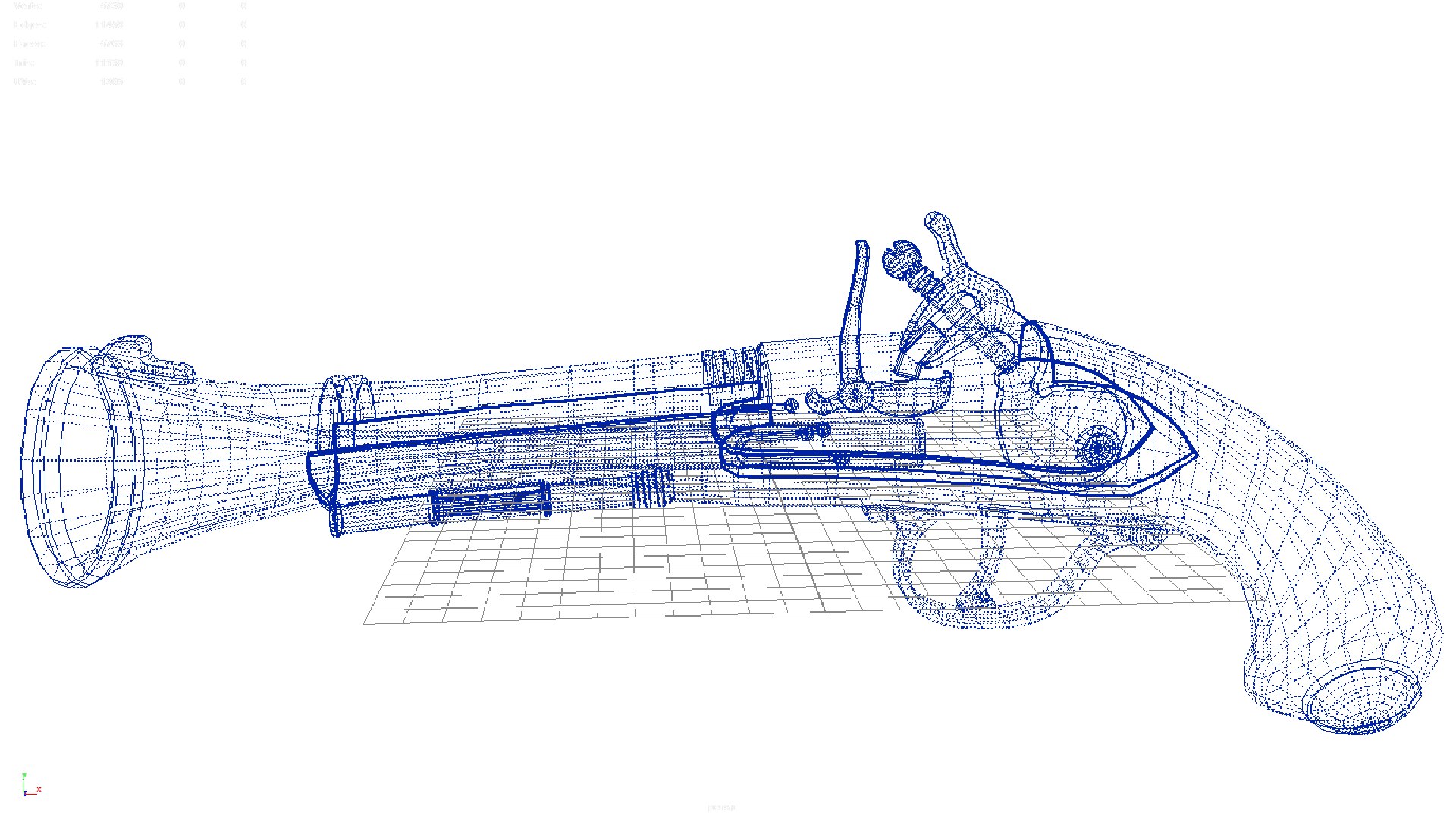 Old Pistol 3D Model - TurboSquid 1158255