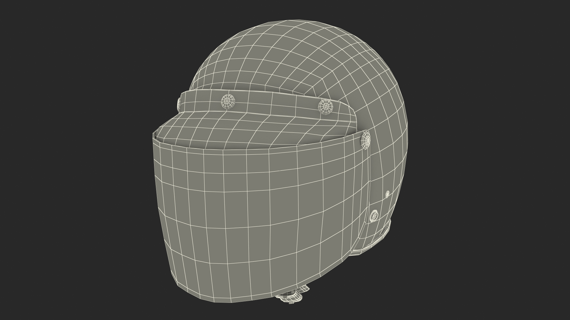 3D Motorcycle Helmet With Visor - TurboSquid 1819383