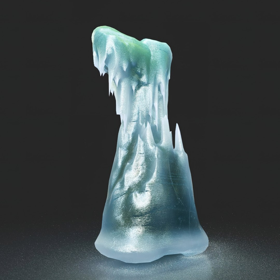 10 Low Poly PBR Ice Spike Cave 3D Model - TurboSquid 2162445
