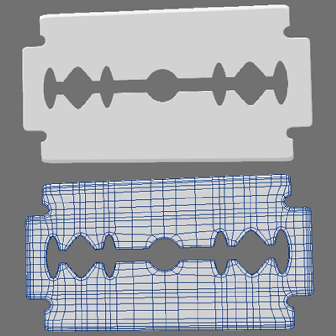 Razor Razorblade Blade 3d Model