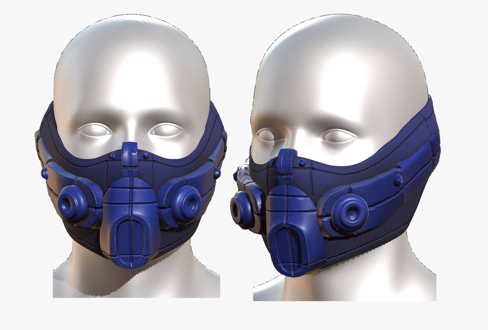 Gas mask 3D model - TurboSquid 1591297