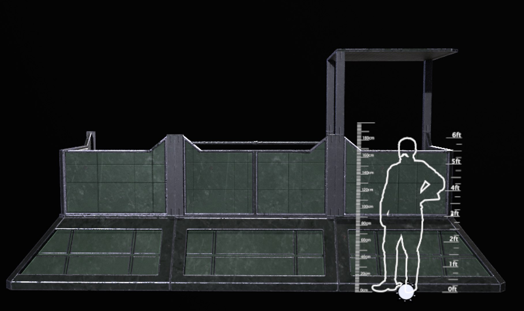 3D Modular Kit Outpost Walls PBR Model - TurboSquid 2290112